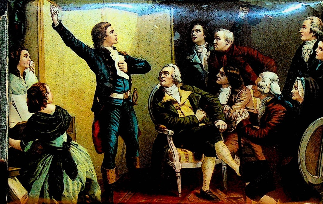 Claude Joseph Rouget De Lisle Sings La Marseillaise for the First Time ...