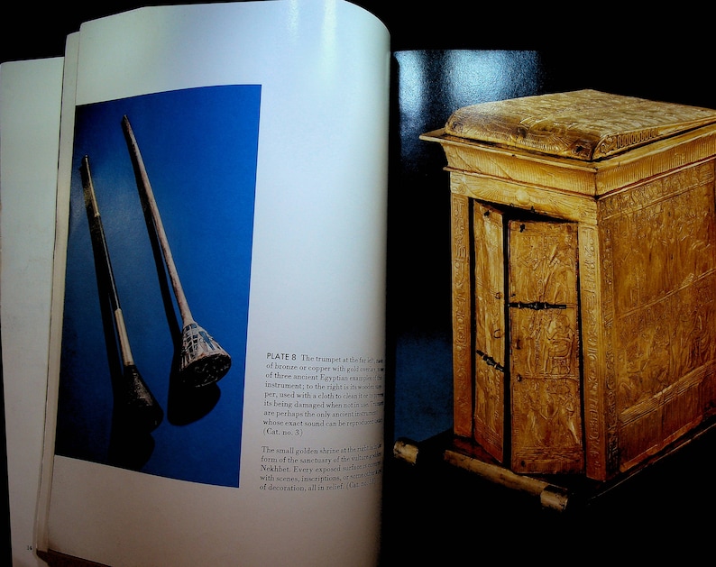 Treasures of Tutankhamun King Tut SC Book 1976 - Etsy