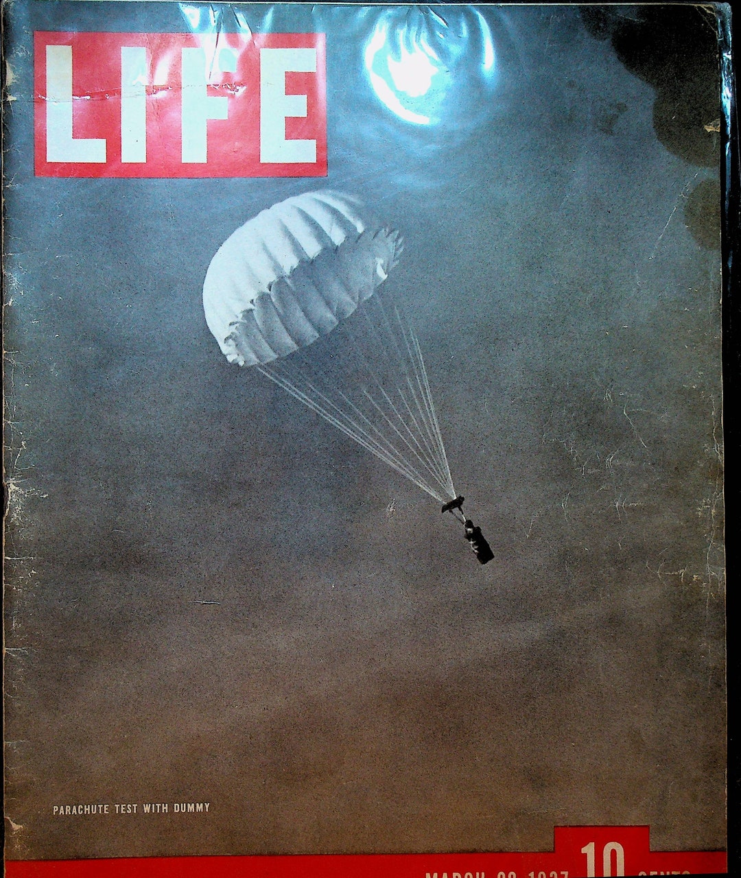 Life Magazine March 22 1937 Parachute Mayor Laguardia George Washington ...