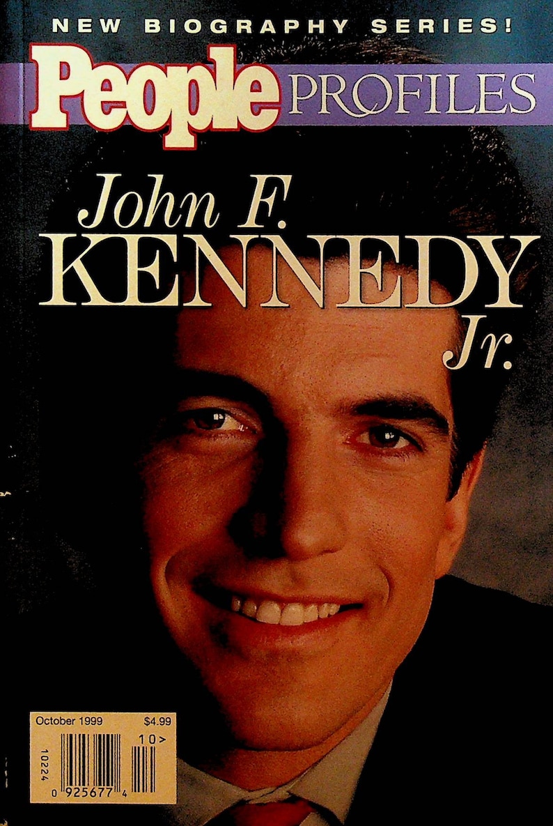 John F Kennedy Jr JFK Jr People Profiles Biography 1999 - Etsy