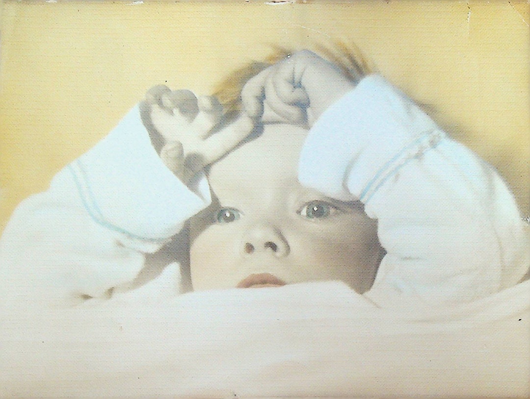 Adorable Child Print so Big Hand Print Picture - Etsy