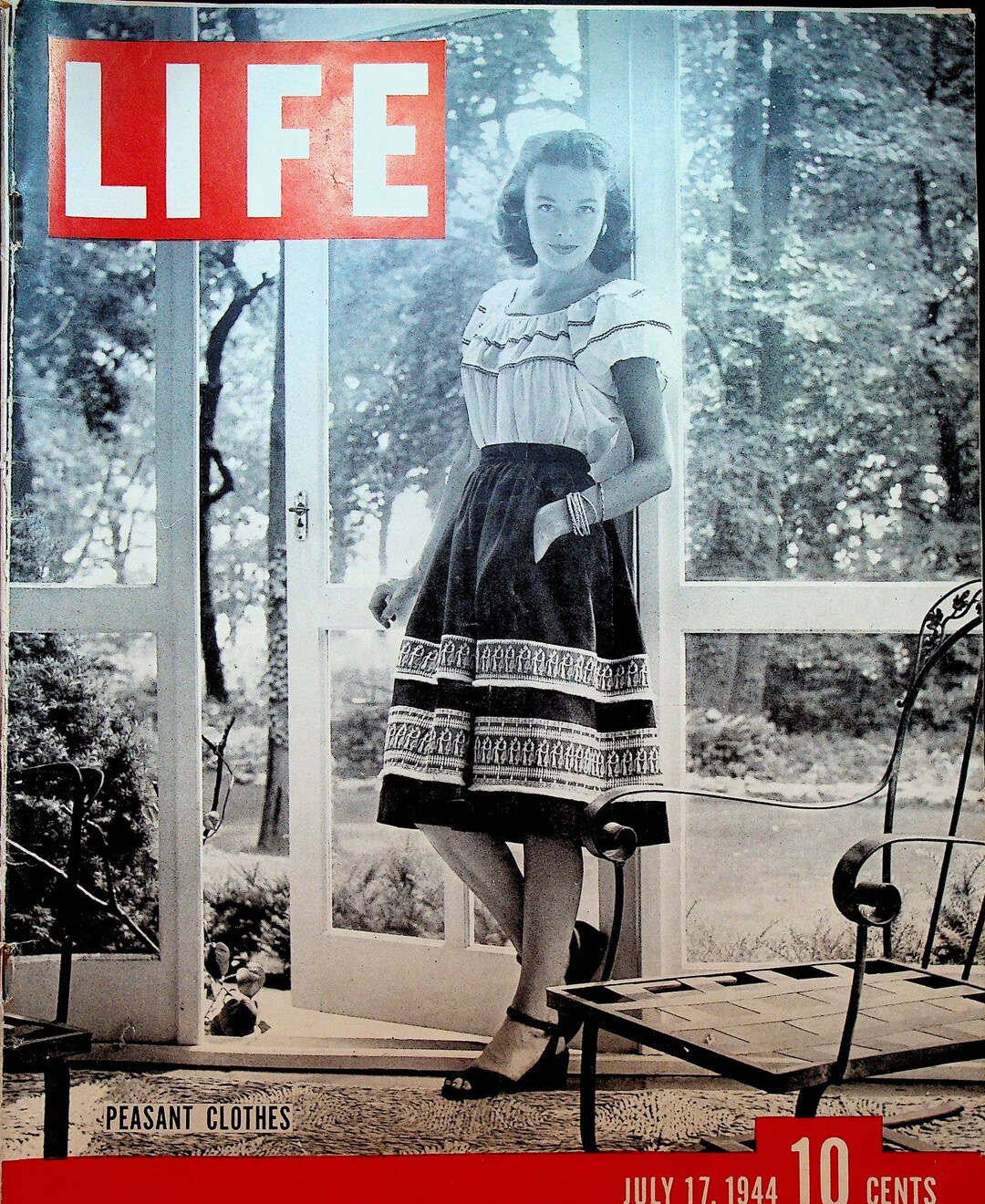 Life Magazine July 17 1944 WWII Charles De Gaulle Emmet Kelly - Etsy