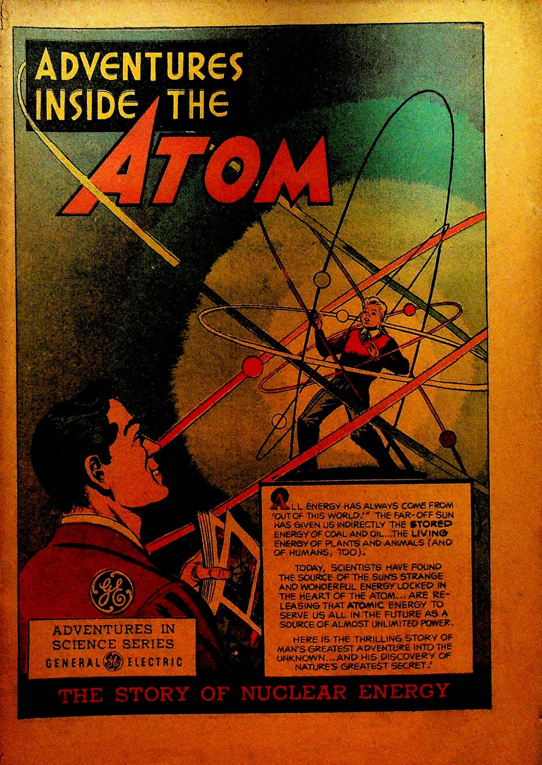Adventures Inside the Atom Comic Book General Electric 1948 - Etsy