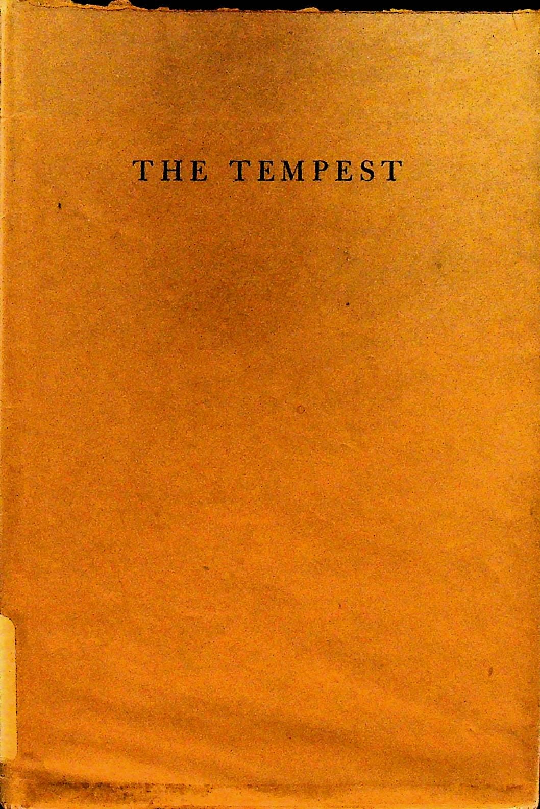 The Tempest by William Shakespeare Yale Shakespeare 1955 HC - Etsy