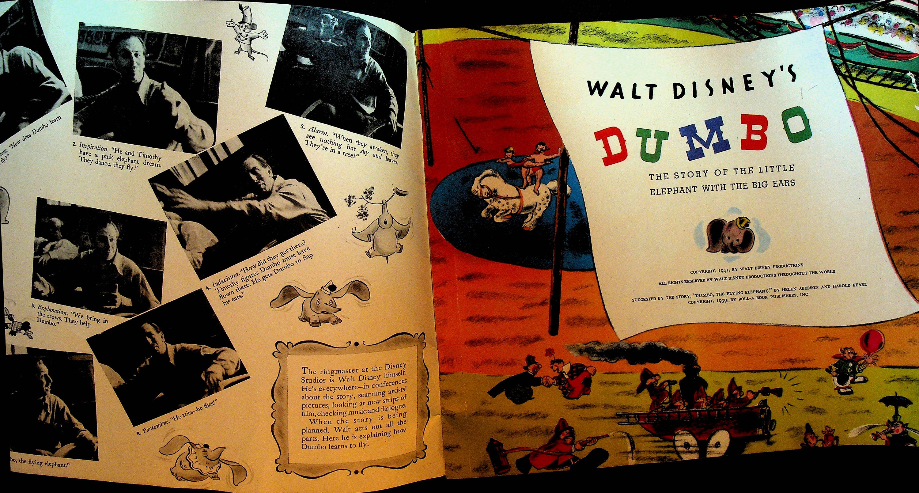 Walt Disney's Dumbo 1941 Movie Edition Promotional Book - Etsy