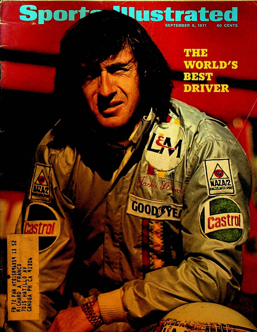 Sports Illustrated September 6 1971 Jackie Stewart OJ Simpson Herve ...