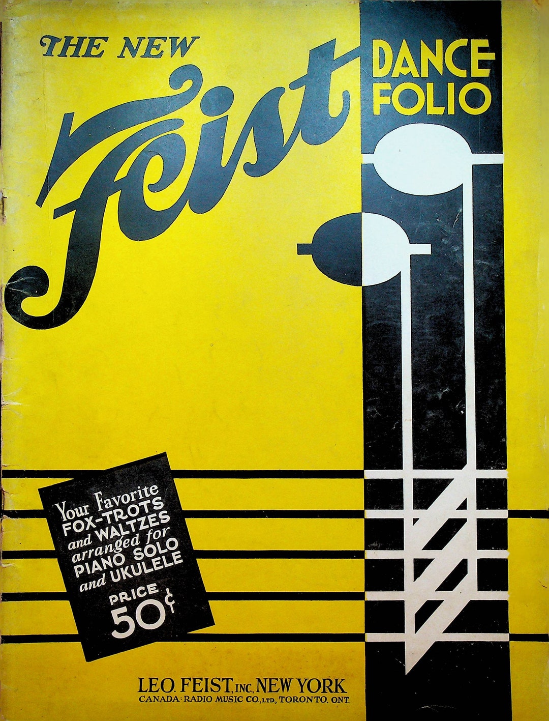 The New Feist Dance Folio Songbook Fox-trots Waltzes Piano Solo Ukulele ...