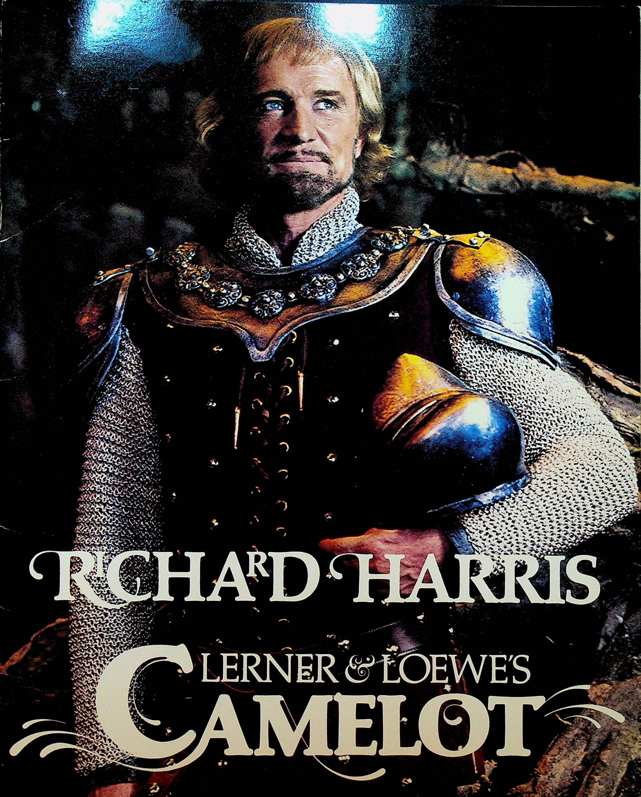 Camelot Souvenir Program 1980s Richard Harris Christine Ebersole ...