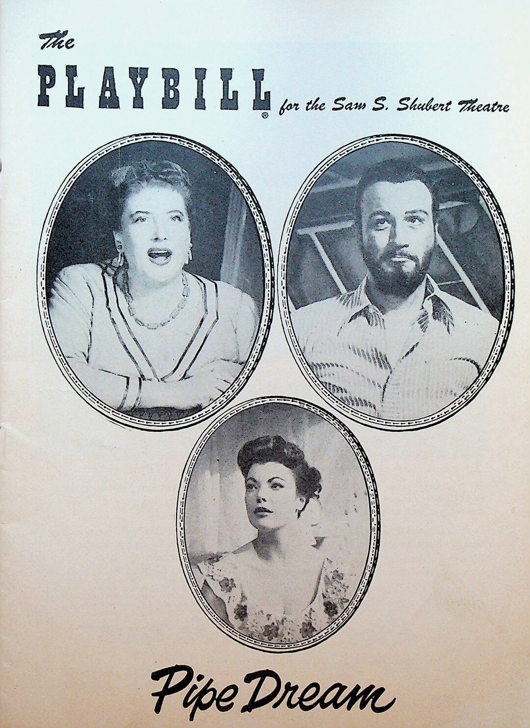 Pipe Dream Playbill April 30 1956 Helen Traubel William Johnson - Etsy