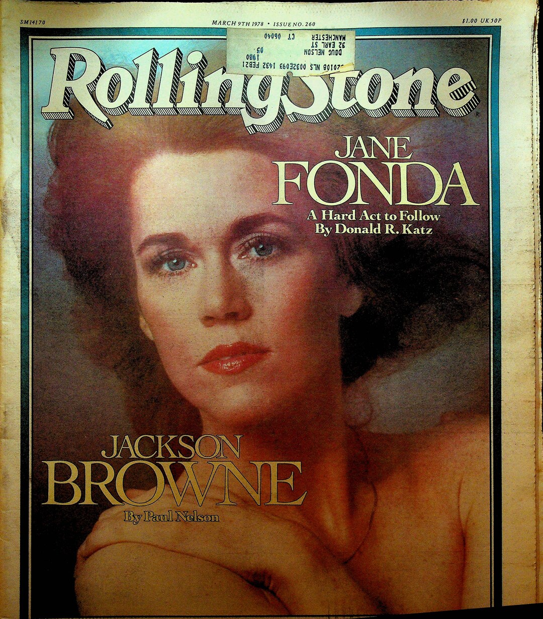 Rolling Stone Magazine 260 March 9 1978 Jane Fonda Jackson Browne ...