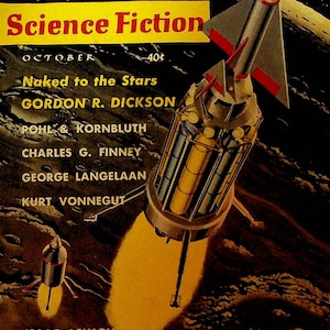 The Magazine of Fantasy & Science Fiction October 1961 Kurt Vonnegut ...