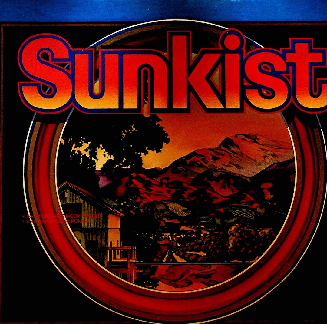 Sunkist Aristo Brand Citrus Label 2000 - Etsy