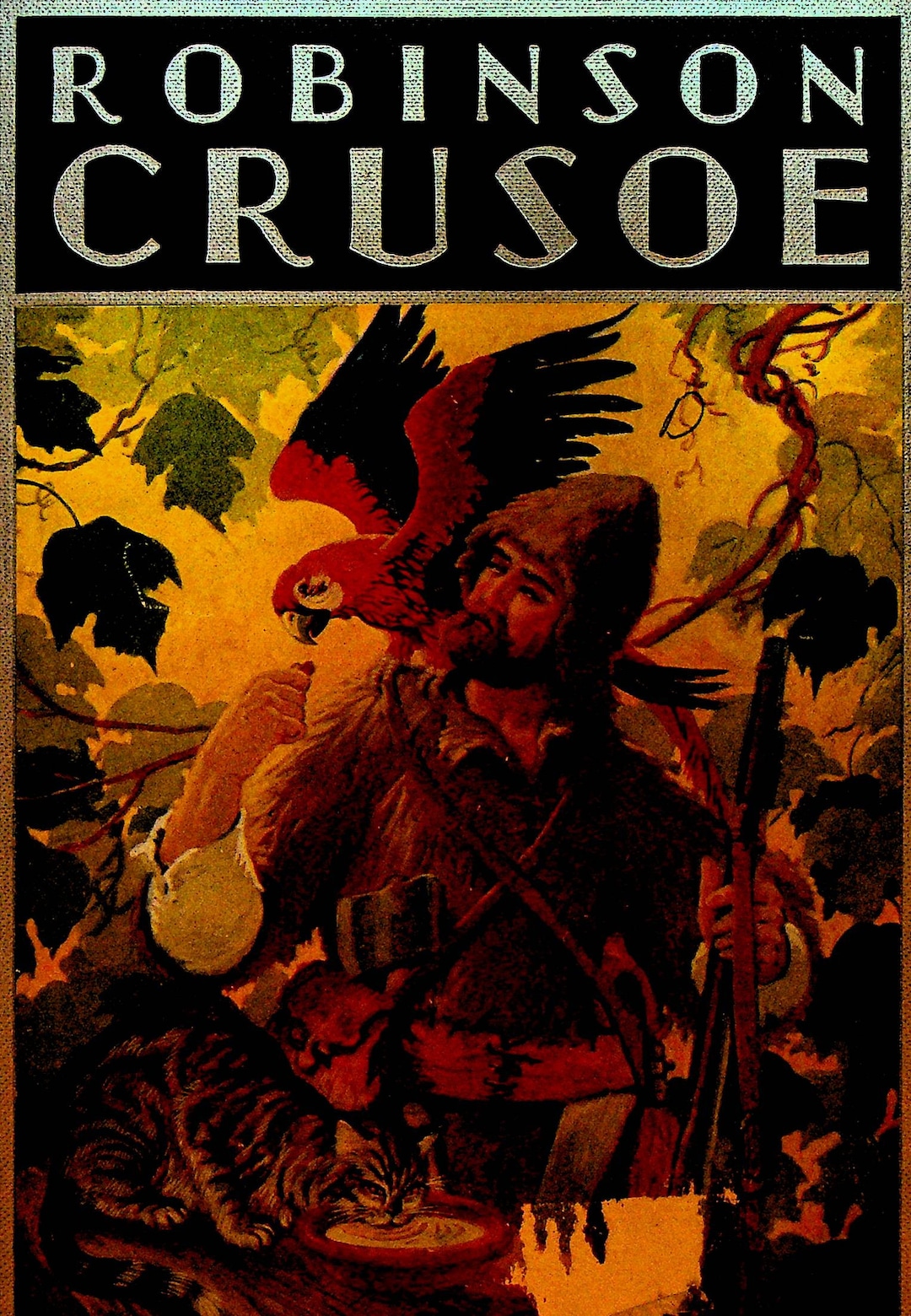 Robinson Crusoe by Daniel Defoe Windermere Series Rand Mcnally 1936 - Etsy