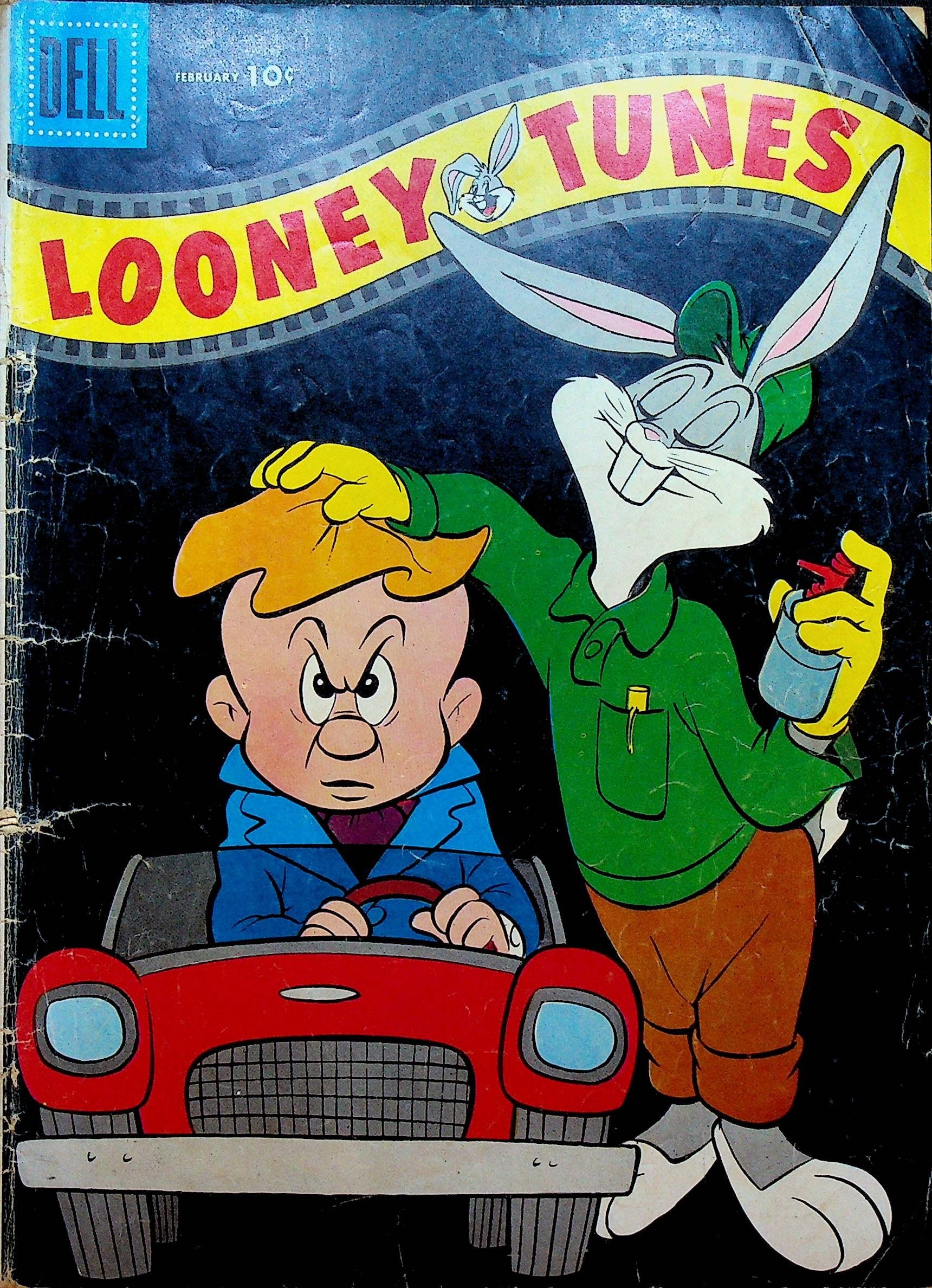 Looney Tunes Comic 172 1956 Dell Bugs Bunny Gas Station Attendant Elmer ...