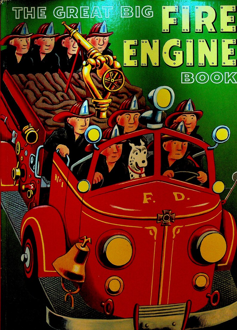 The Great Big Fire Engine Book Tibor Gergely Golden Books - Etsy