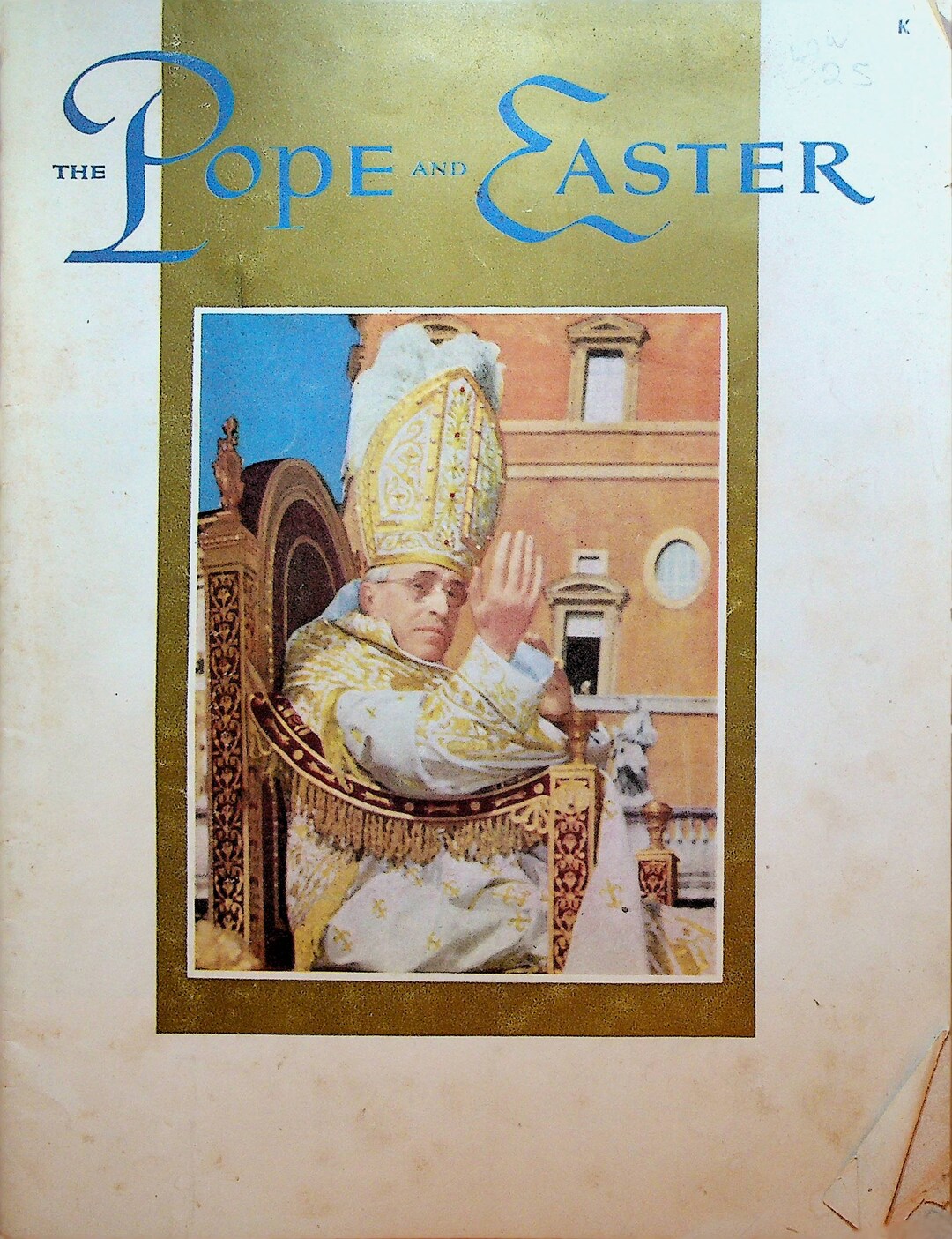 The Pope and Easter Pope Pius XII 1957 Book - Etsy