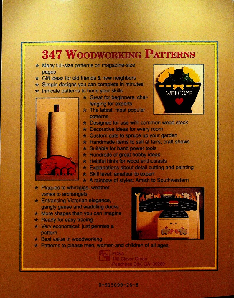347 Woodworking Patterns SC Book - Etsy