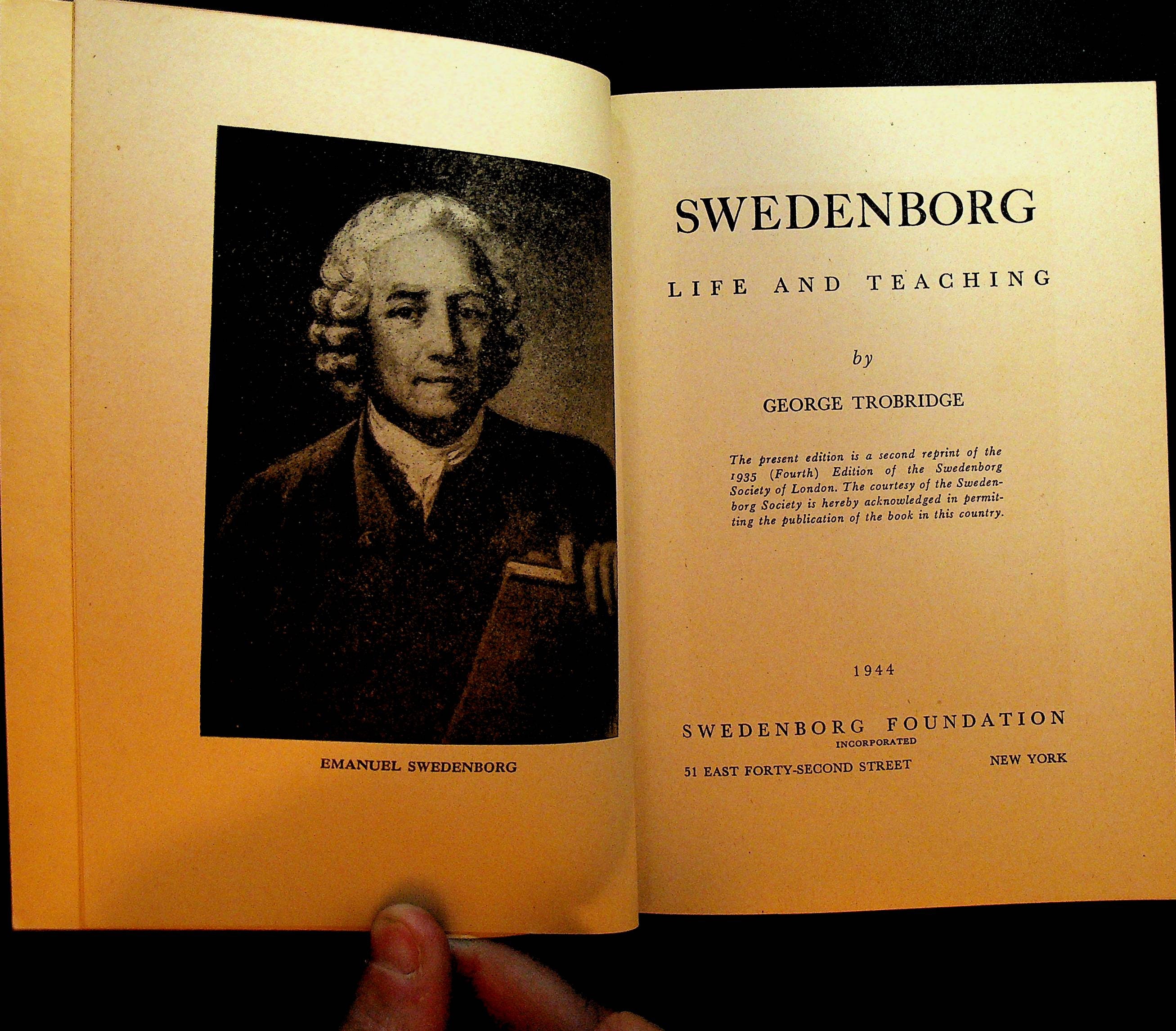 Swedenborg Life and Teachings by George Trobridge 1944 - Etsy