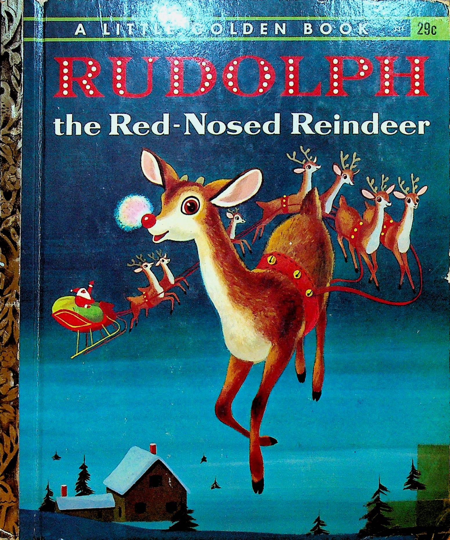 Rudolph the Red-nosed Reindeer Little Golden Book #331 E-copy - Etsy