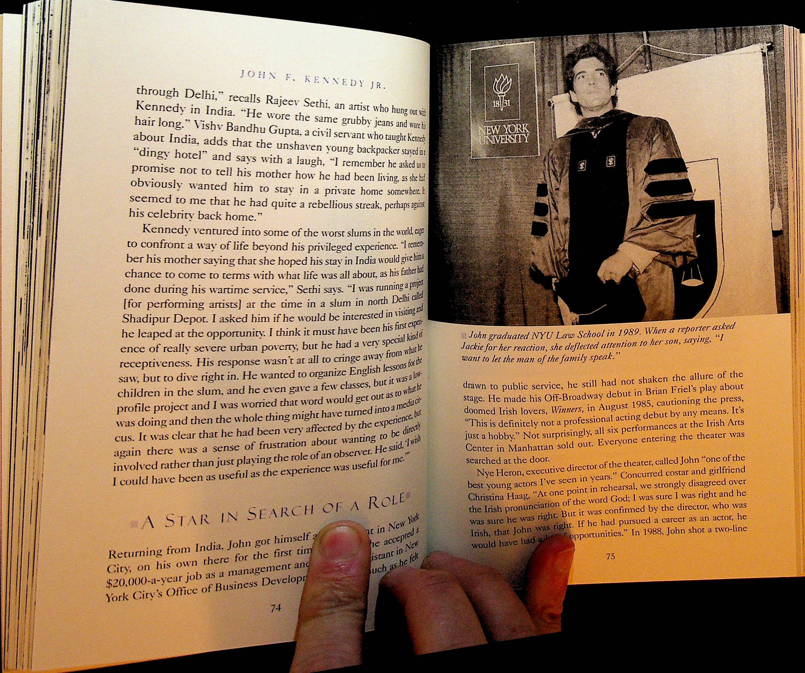 John F Kennedy Jr JFK Jr People Profiles Biography 1999 - Etsy