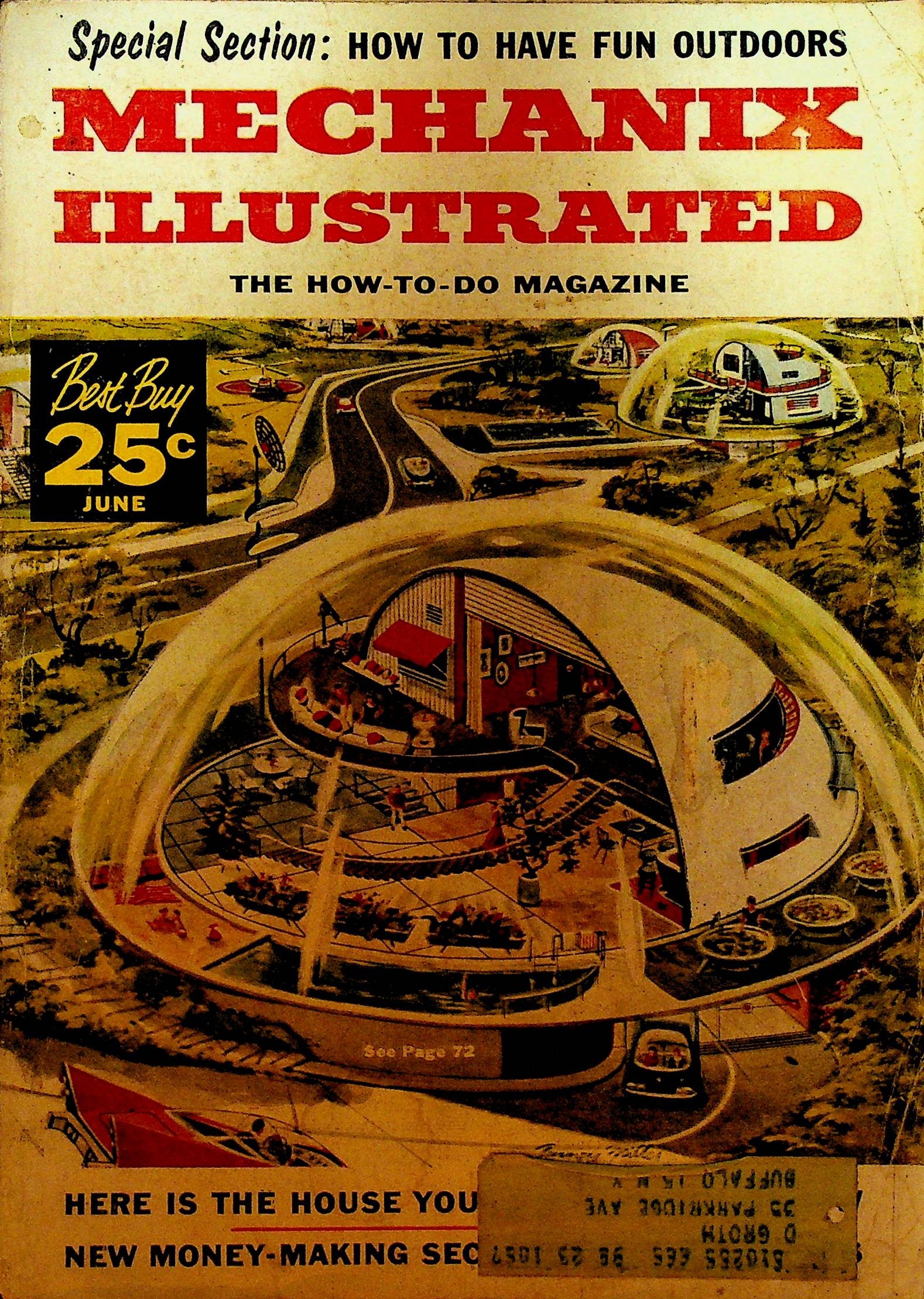 Mechanix Illustrated Magazine June 1957 Tom Macahill Olds Golden Rocket ...