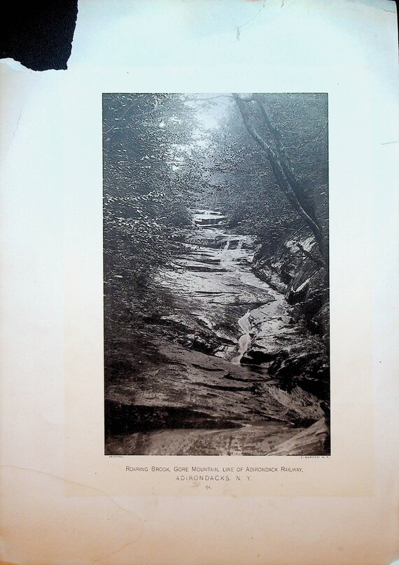 Roaring Brook Gore Mountain Line of Adirondack Railways NY 94 - Etsy