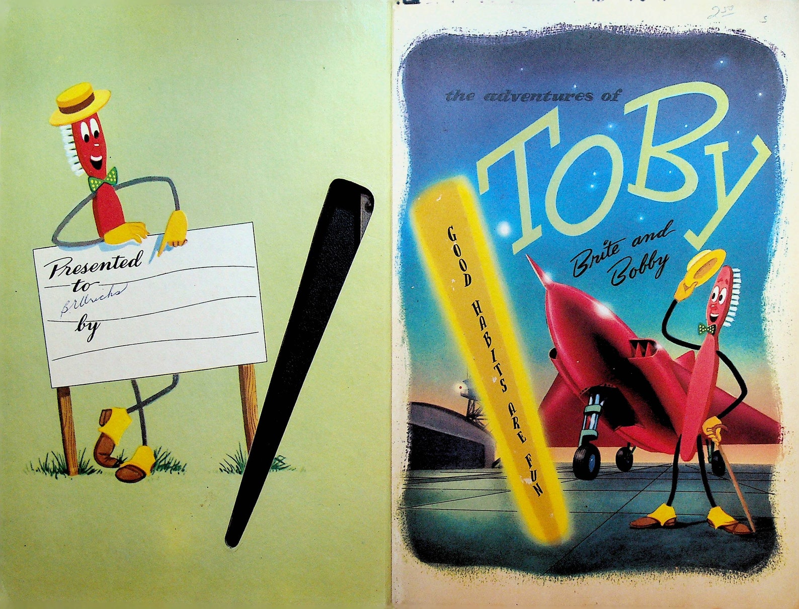 The Adventures of Toby Brite and Bobby HC Children's Book 1953 Jack ...