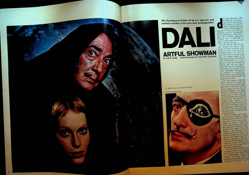Show Magazine June 25 1970 Salvador Dali Bob Hope Woodstock Barbara ...