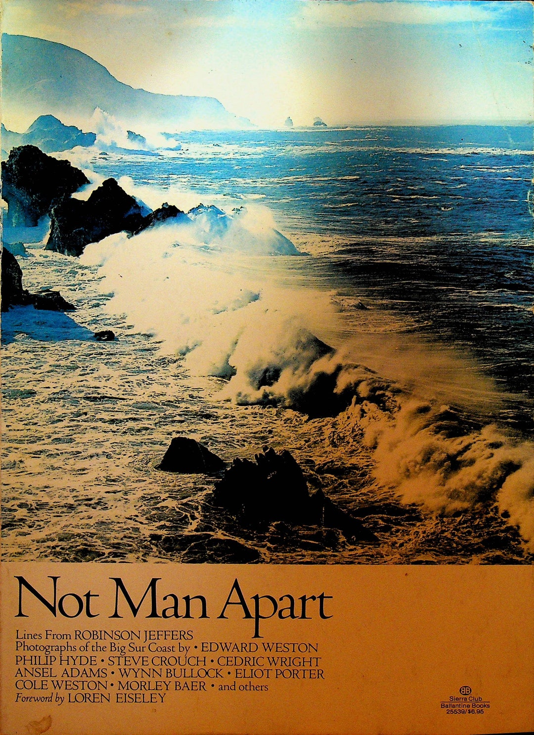 Not Man Apart Big Sur Coast Photography Book Ansel Adams Philip Hyde ...