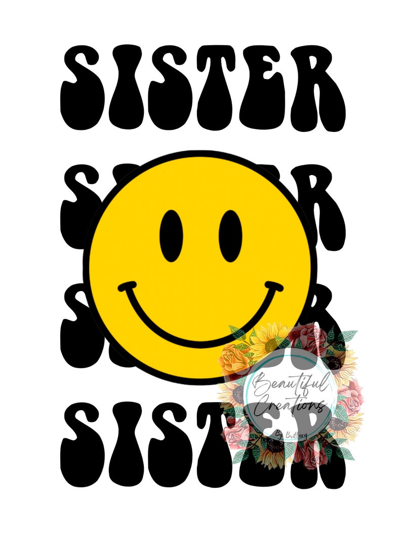 Retro Smiley Family Bundle PNG - Etsy