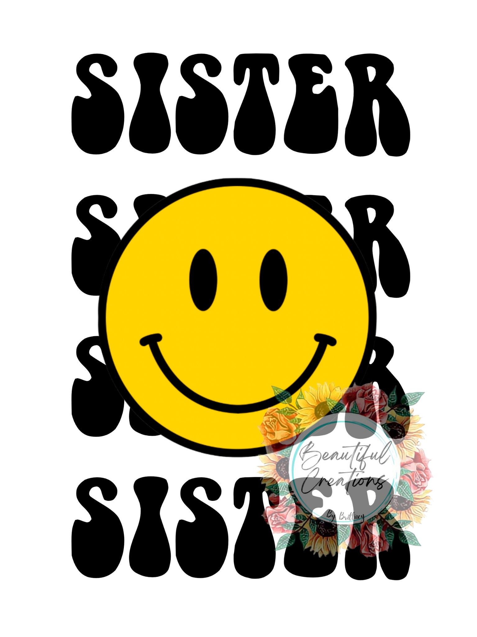 Retro Smiley Family Bundle PNG - Etsy