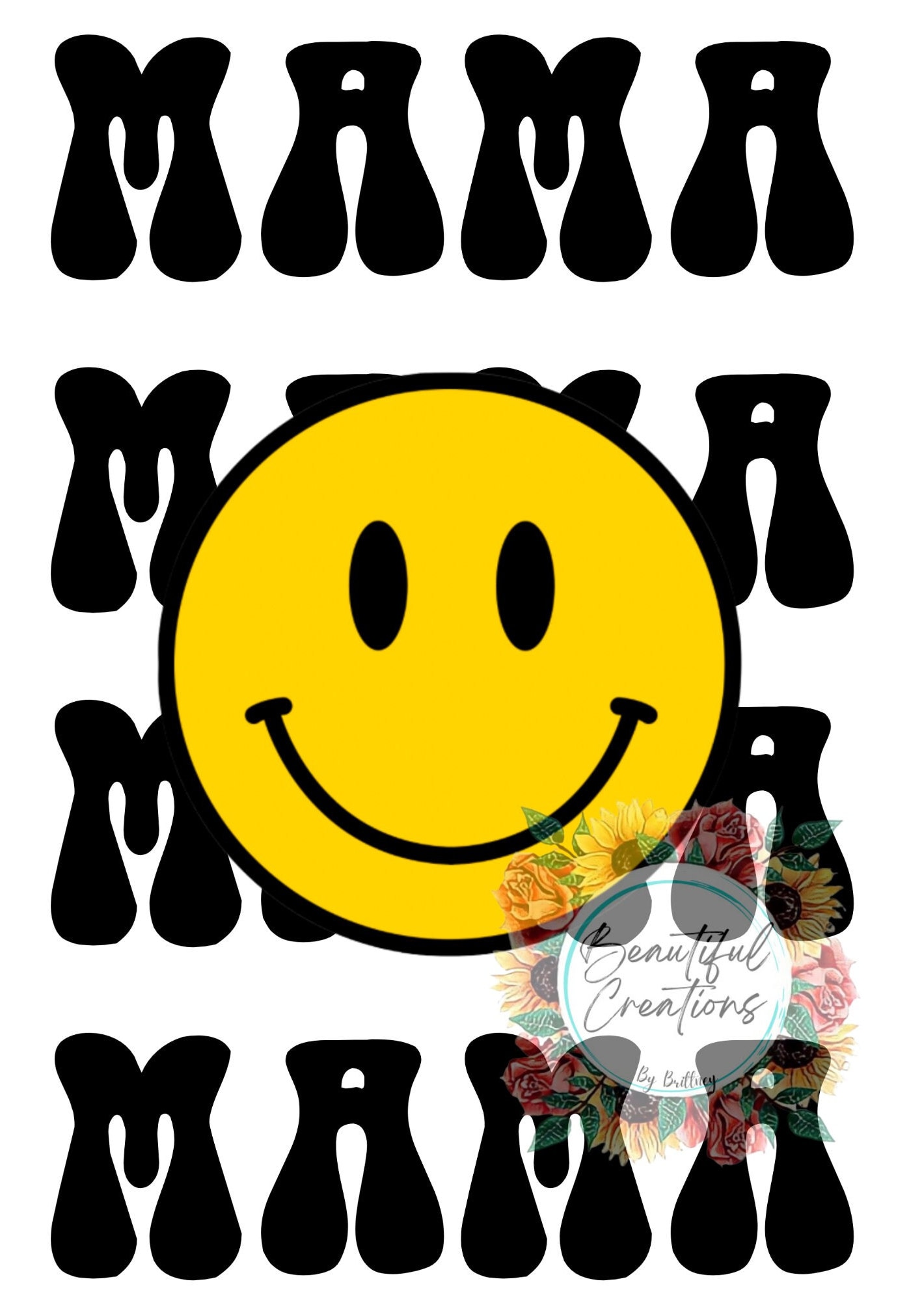 Retro Smiley Family Bundle PNG - Etsy