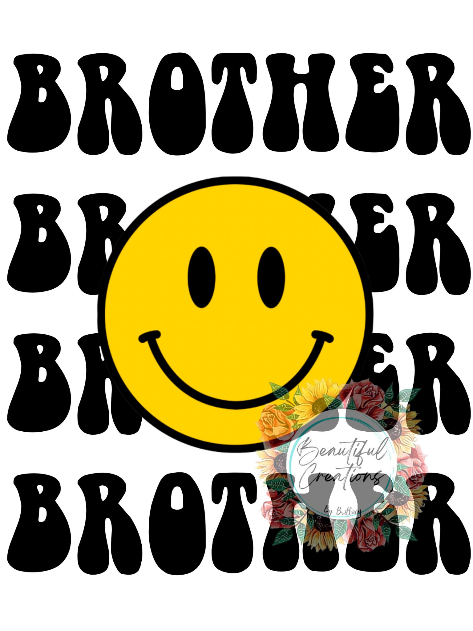 Retro Smiley Family Bundle PNG - Etsy