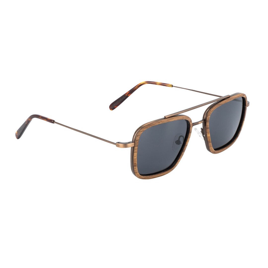 Sunglasses "holzwrap" Walnut With Carbon Fiber Reinforced Frame and ...