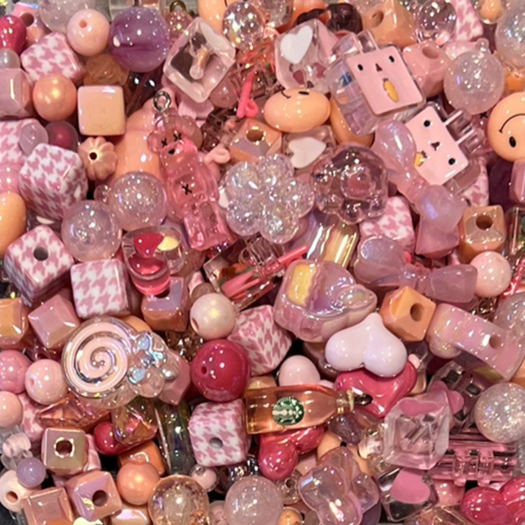 Acrylic and Resin Soup Mix of Beads for Crafts, Art, Bracelets ...