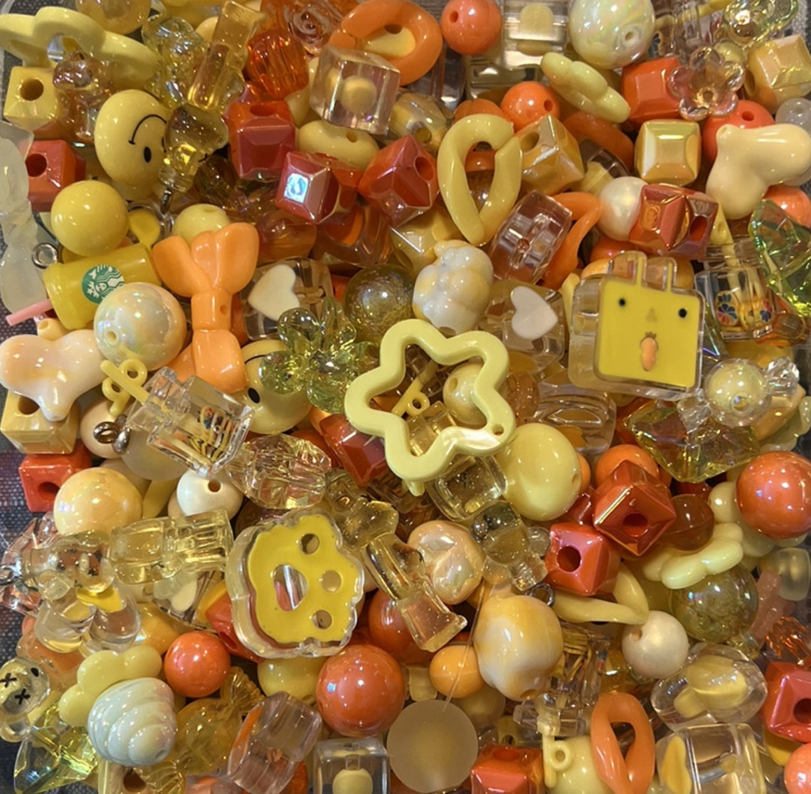 Acrylic and Resin Soup Mix of Beads for Crafts, Art, Bracelets ...
