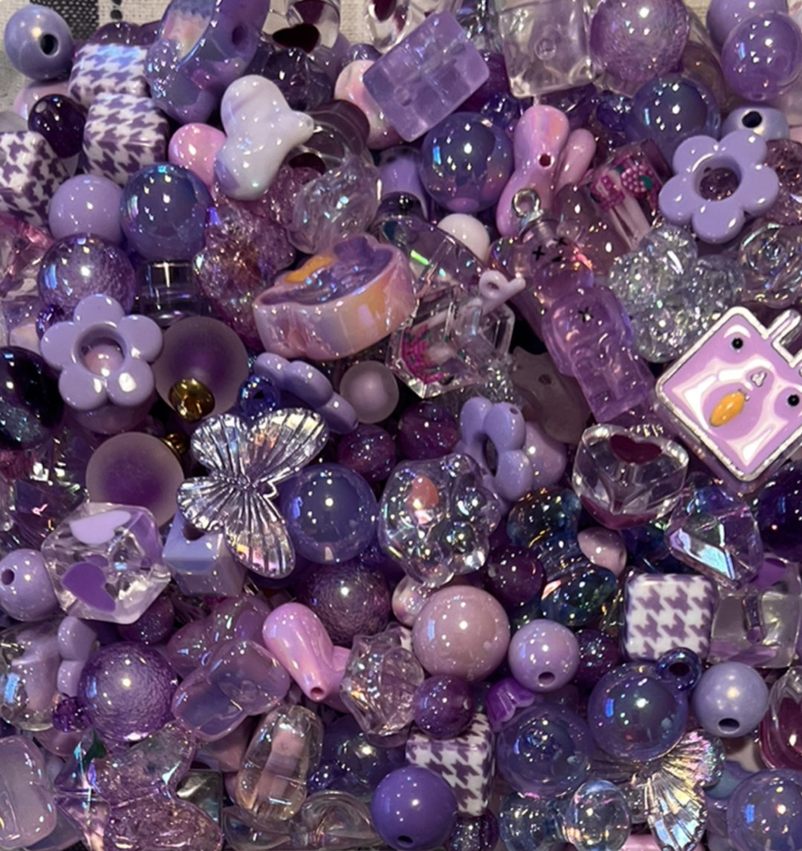 Acrylic and Resin Soup Mix of Beads for Crafts, Art, Bracelets ...