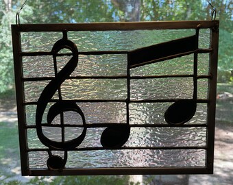 Music Stained Glass - Etsy