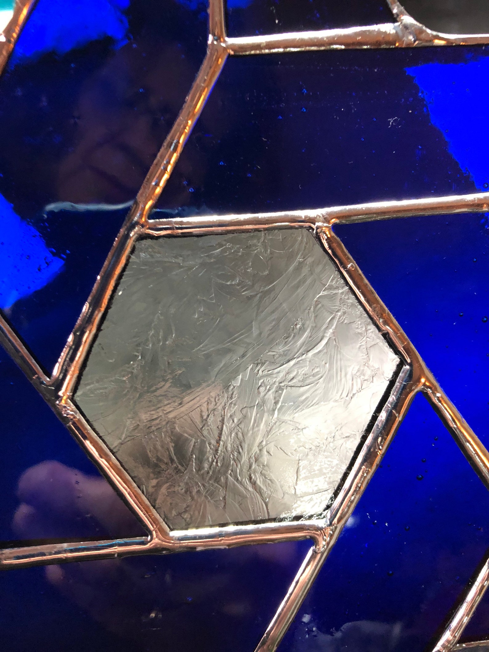 Stained Glass Star of David - Etsy