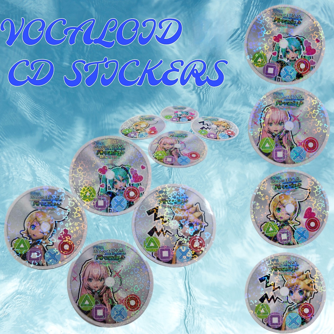 Vocaloid PS CD Stickers - Etsy