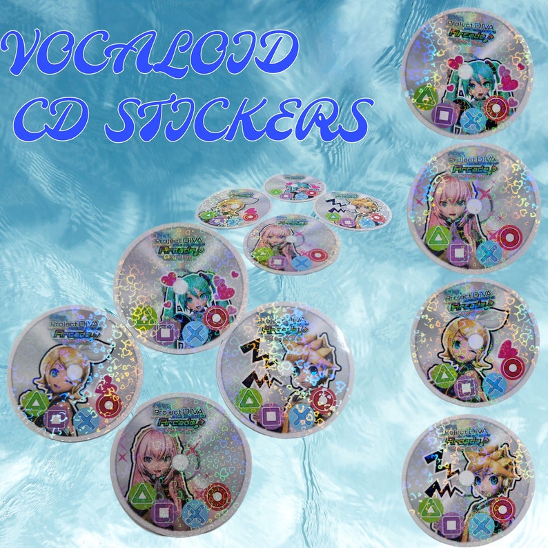 Vocaloid PS CD Stickers - Etsy