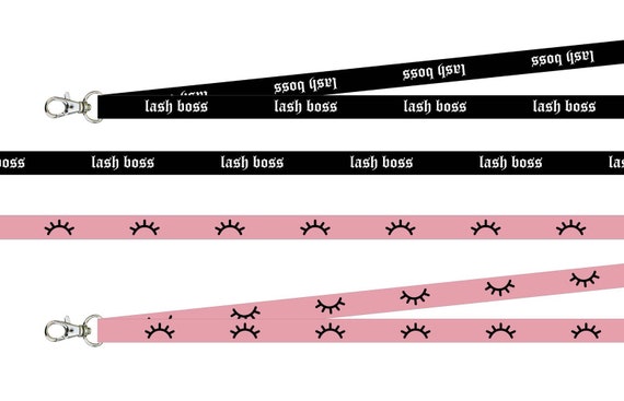 Lash Tech Themed Lanyards - Etsy