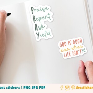Cute Christian Stickers | God and Jesus Inspirational Stickers ...