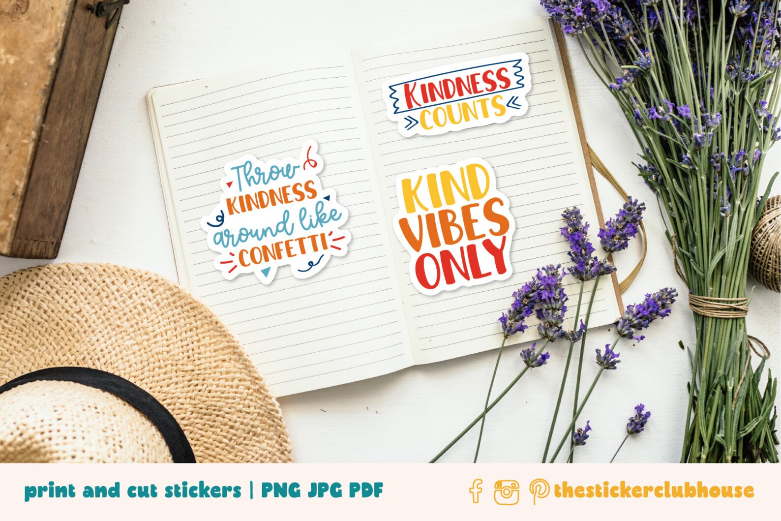 Kindness Sticker Bundle | Printable Kindness Stickers | Positivity ...