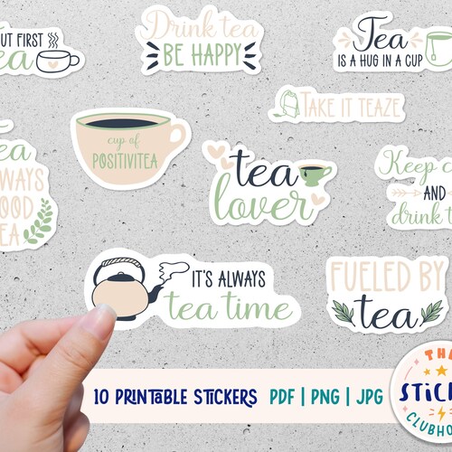 Printable Stickers Bundle Floral Vinyl Sticker Laptop Decal - Etsy