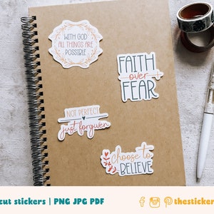 Religious Stickers | Religious Sticker Bundle | Bible Stickers ...
