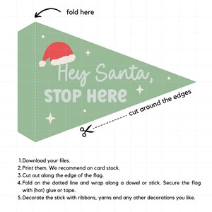 Printable Christmas Pennants Flag Bundle, Holiday Flags Printable ...