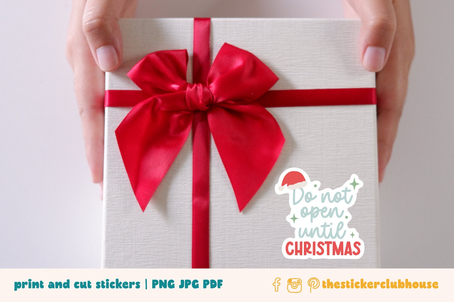 Christmas Gift Sticker Bundle Christmas Gift Label Sticker Christmas ...