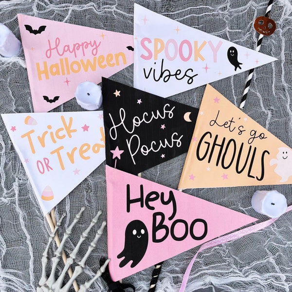 Halloween Pennants - Etsy