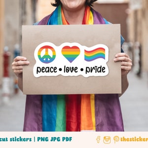 Printable Pride Stickers | LGBTQ Sticker Bundle | Queer Stickers ...